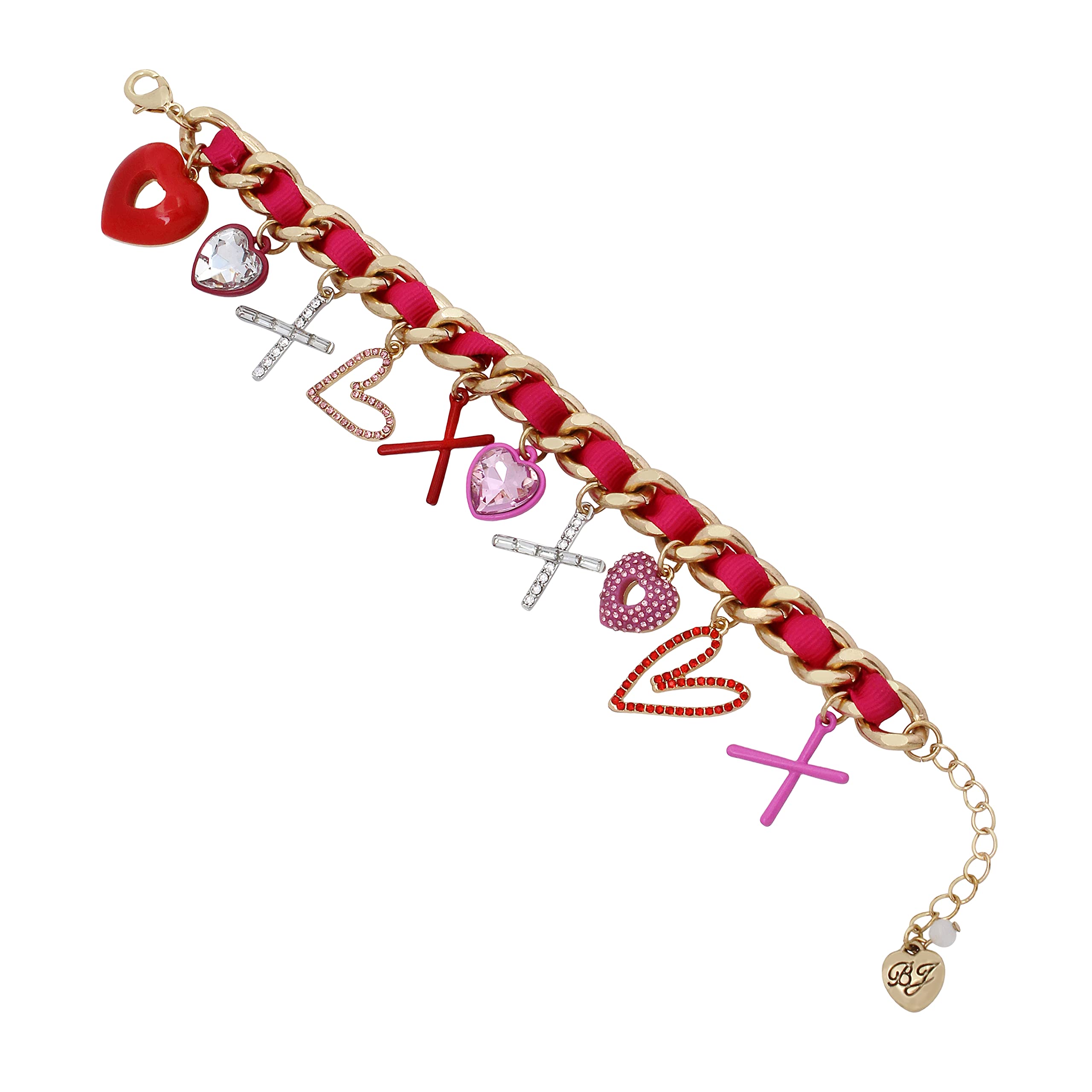 Betsey Johnson XOXO Charm Bracelet