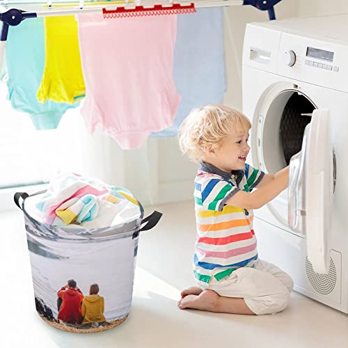 Custom Laundry Baskets with name Personalized your own photo text Dirty Clothes Hamper Waterproof large capacity Hampers for Bedroom Bathroom Living Room