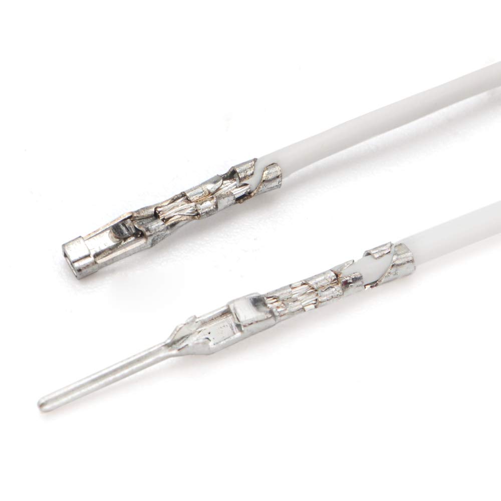 IWISS 1550PCS 2.54mm Pitch Wire-to-Wire Dupont Connector Kit, Includes Pin Headers, Jumper Wire, Crimp Pins for RC Servo, Arduino, SMT, SATA, EPS, PCIE, Battery Balancer