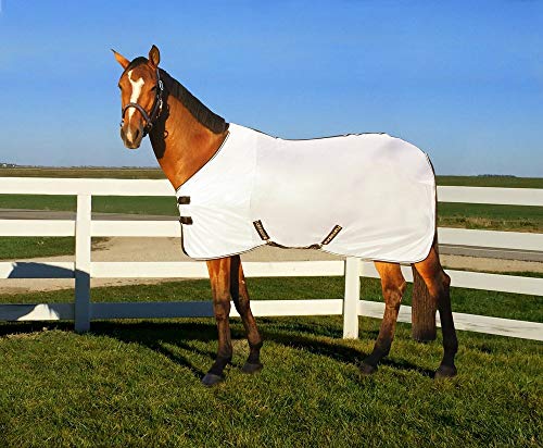 TuffRider Comfy Mesh Sneck Fly Sheet 78 White