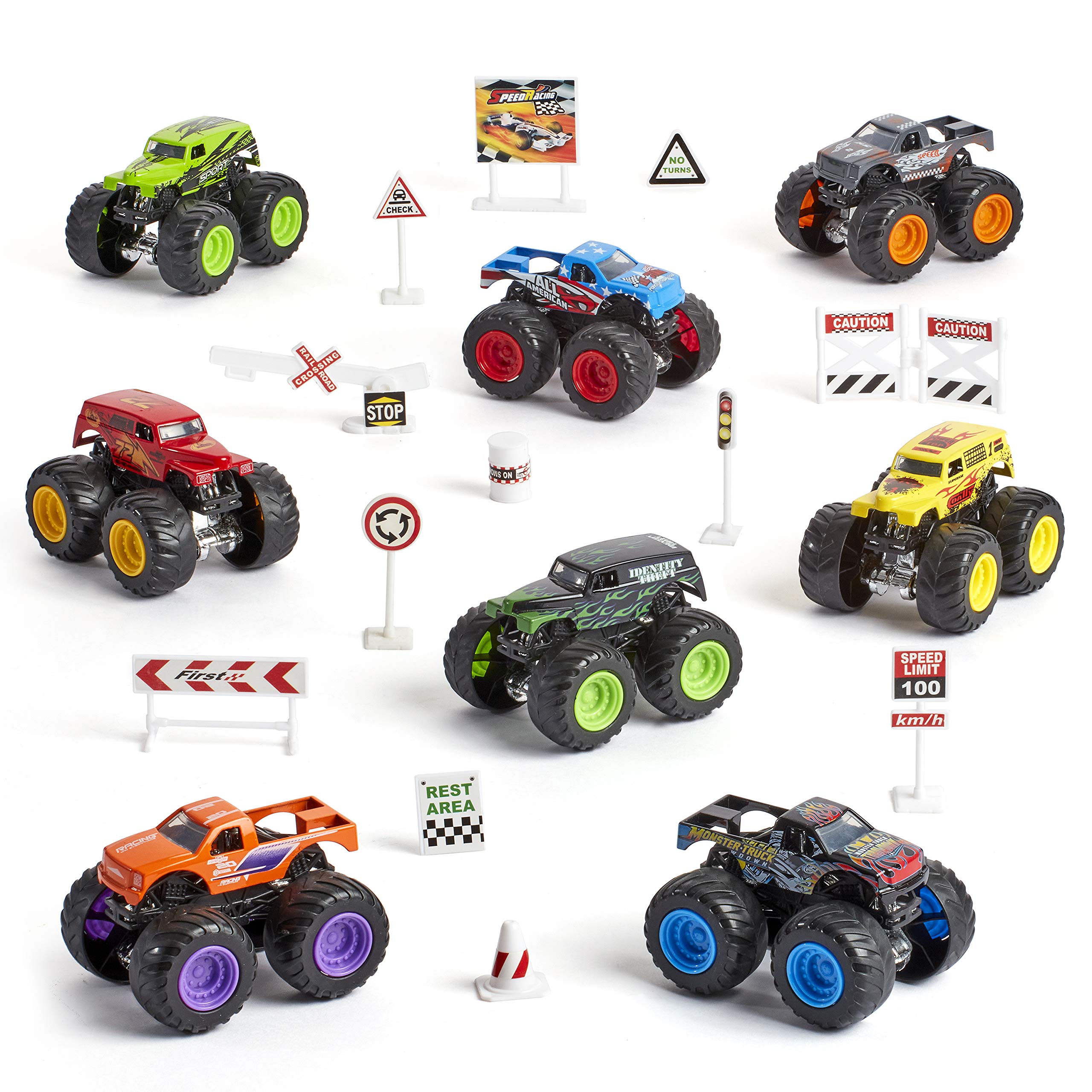 Fast Lane 20pc Diecast Monster Truck Set