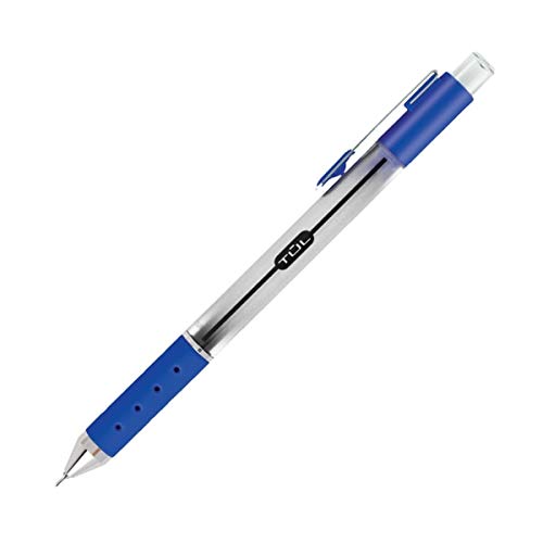 TULĀ® - Pen - Retractable, Gel Pens, Needle Point, 0.7 Mm, Gray Barrel - 9.1" x 5.65" x 0.5" - Assorted - PK of 8