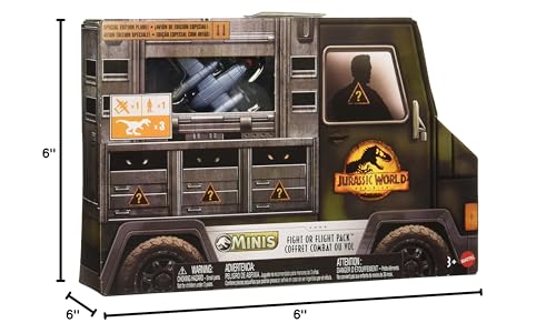 Jurassic World: Dominion Minis Fight or Flight Pack Figures