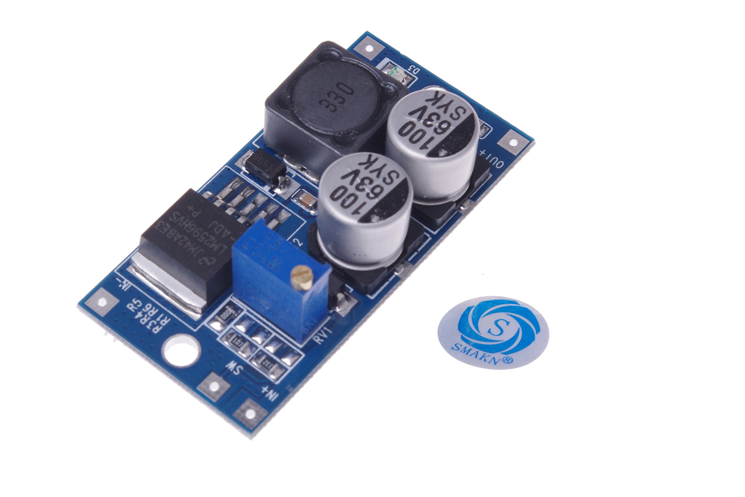 SMAKN® DC 4.5-60V to 1.25-30V Lm2596hv Power Supply Buck Voltage Switching Regulator Module Step Down