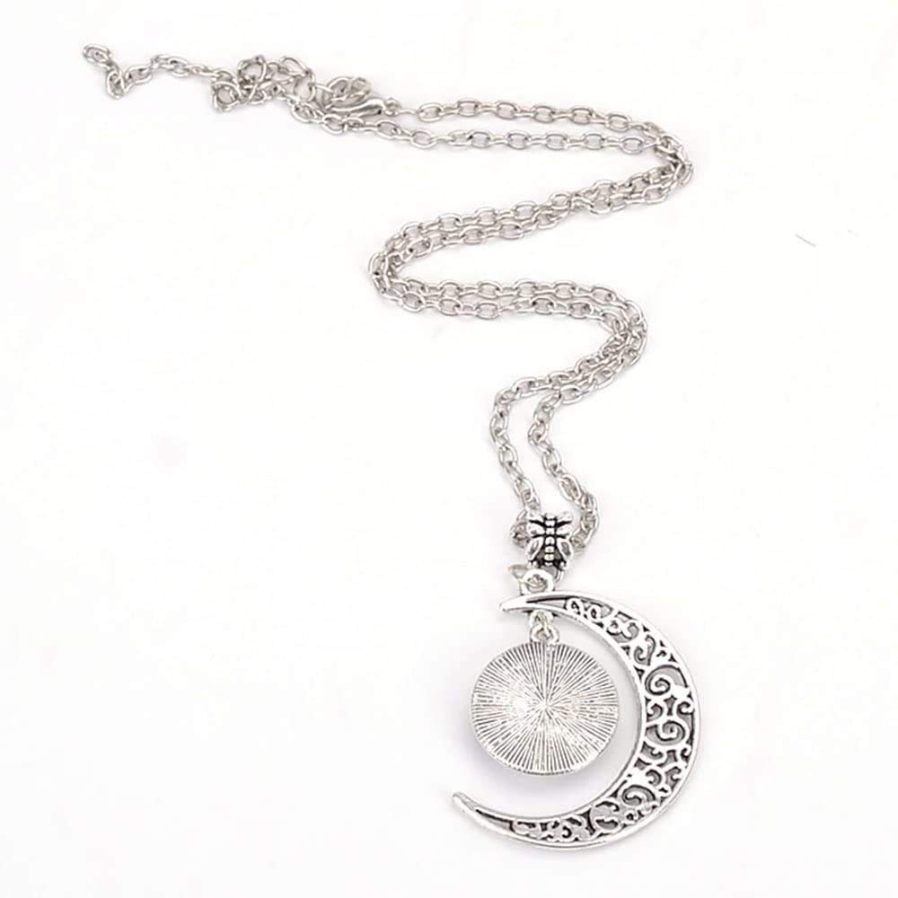 Aquasuki Moon Pendant Baby Yoda Mandalorian Necklaces Inspired Jewelry