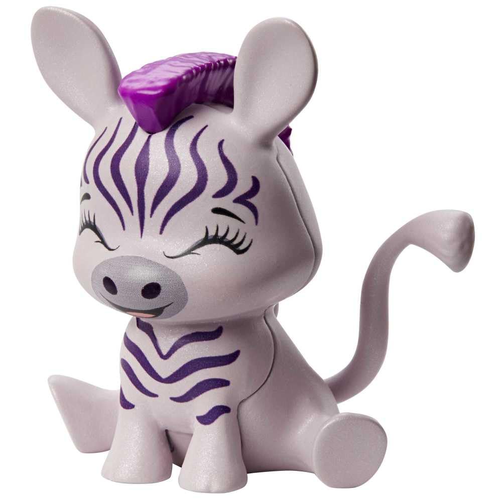 Mattel Enchantimals Zadie Zebra Doll with Ref Animal Figure, 6-inch Small Doll with Removable Skirt & Accessories, Sunny Savanna Toy Collection