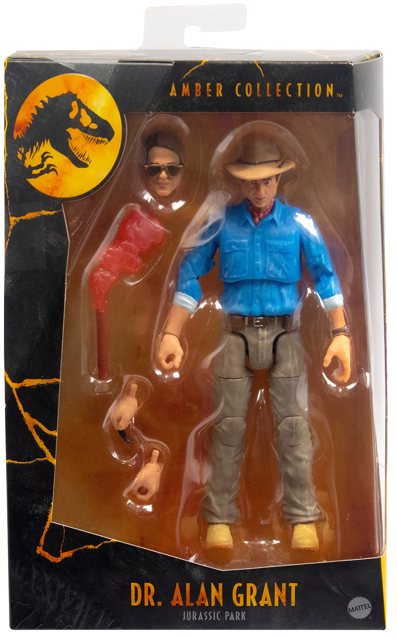 Mattel Jurassic World Amber Collection Dr. Alan Grant
