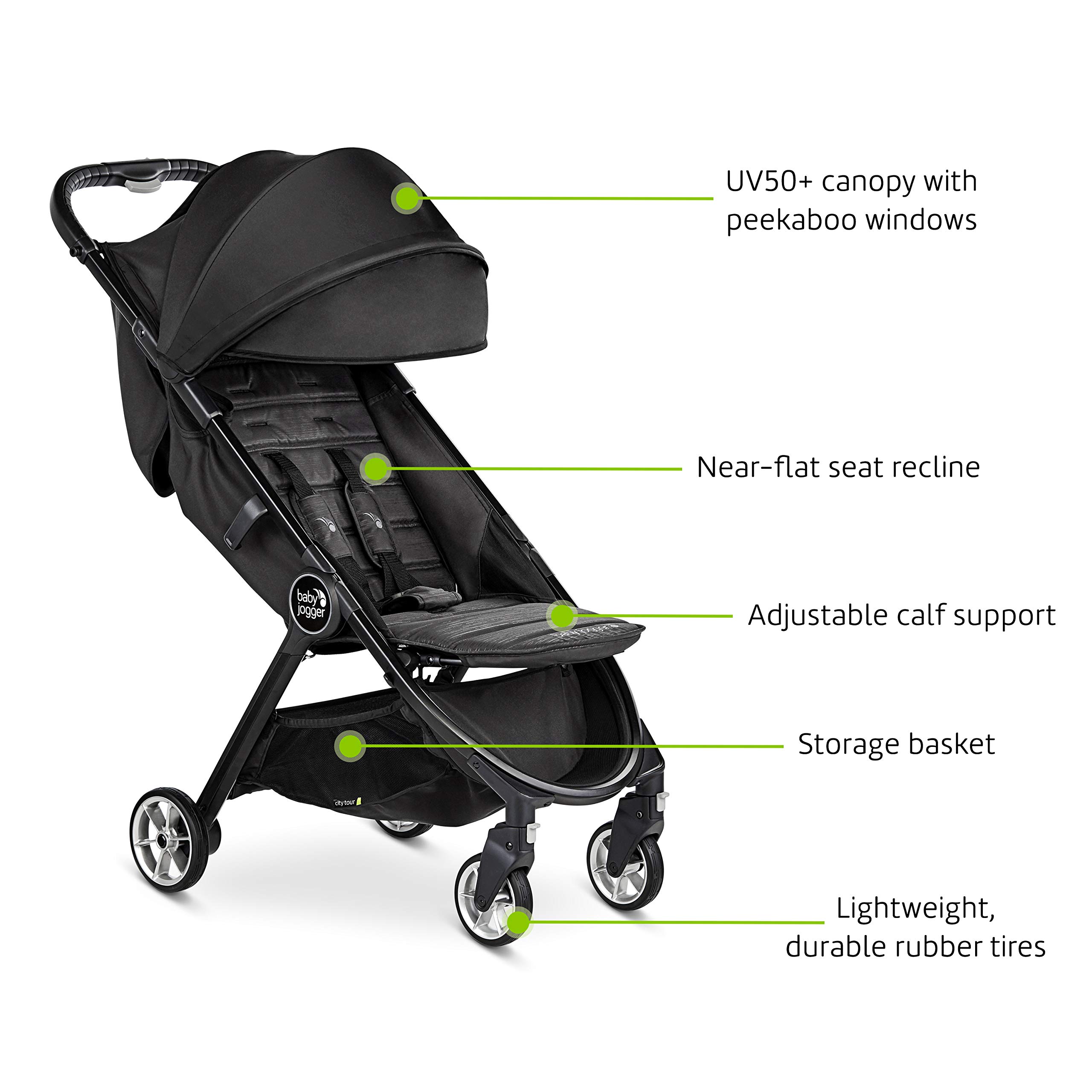 Baby Jogger City Tour 2 Stroller and Pram, Jet