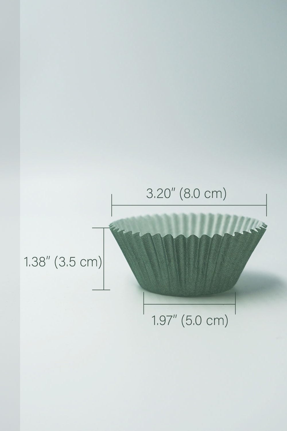 Bake Choice Cupcake Liners 200 Pcs Paper Muffin Cups Standard Cupcake Wrappers, Cup Cake Paper Cup, Food Grade Paper Cupcake Liners, Greaseproof Parchment Muffin Liners Calyx Series