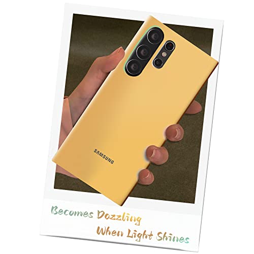 Dosanlues Iridescent Matte Compatible with Samsung Galaxy s23 Ultra Case, [Drop Protection] Translucent Matte Hard PC Back with Soft Silicone Edge Slim Protective