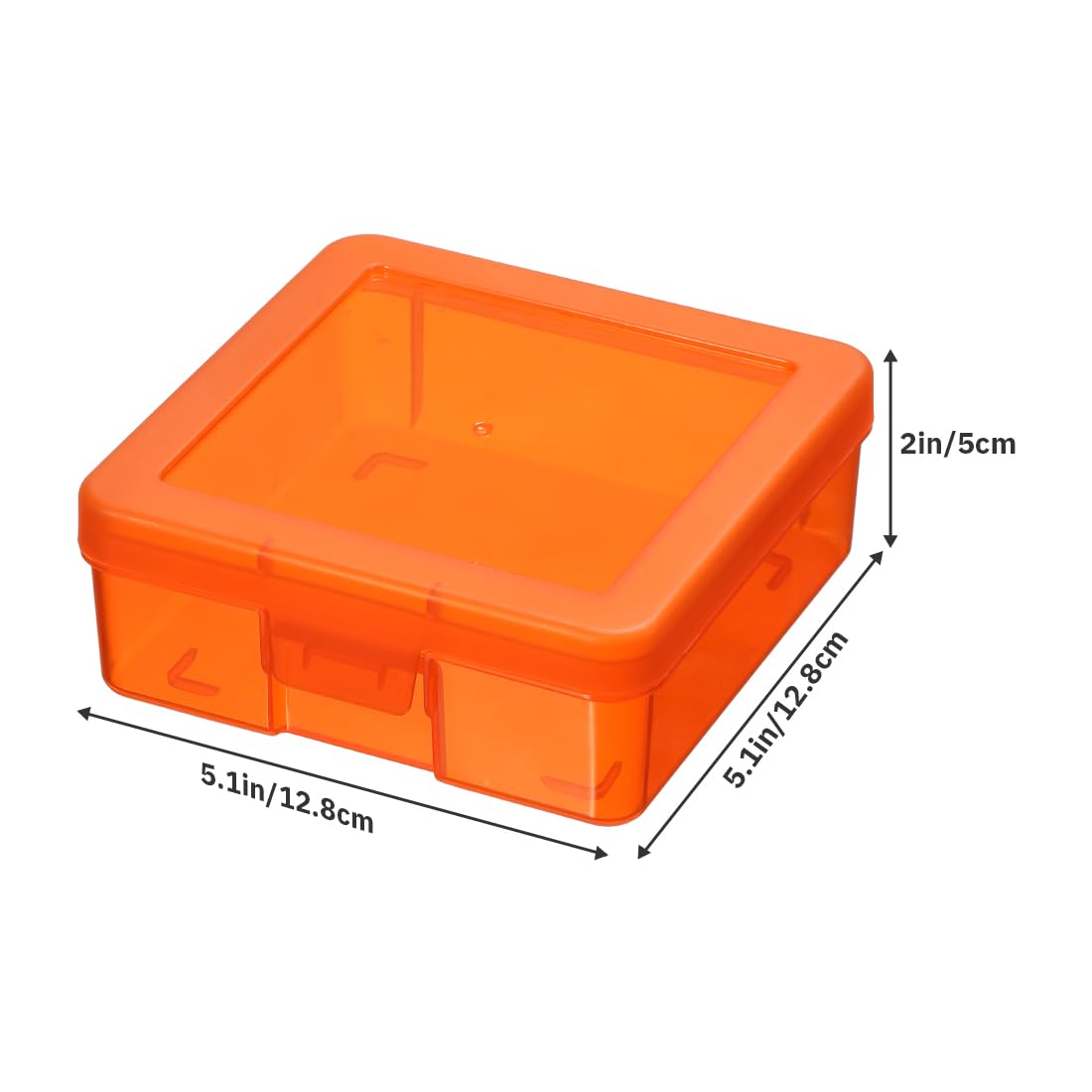 Naivees Organizing Container with Latching Lids,Stackable Plastic Empty Storage Boxes for Office,Lego,Crayon and Other Craft Projects (18 Pack-Color)