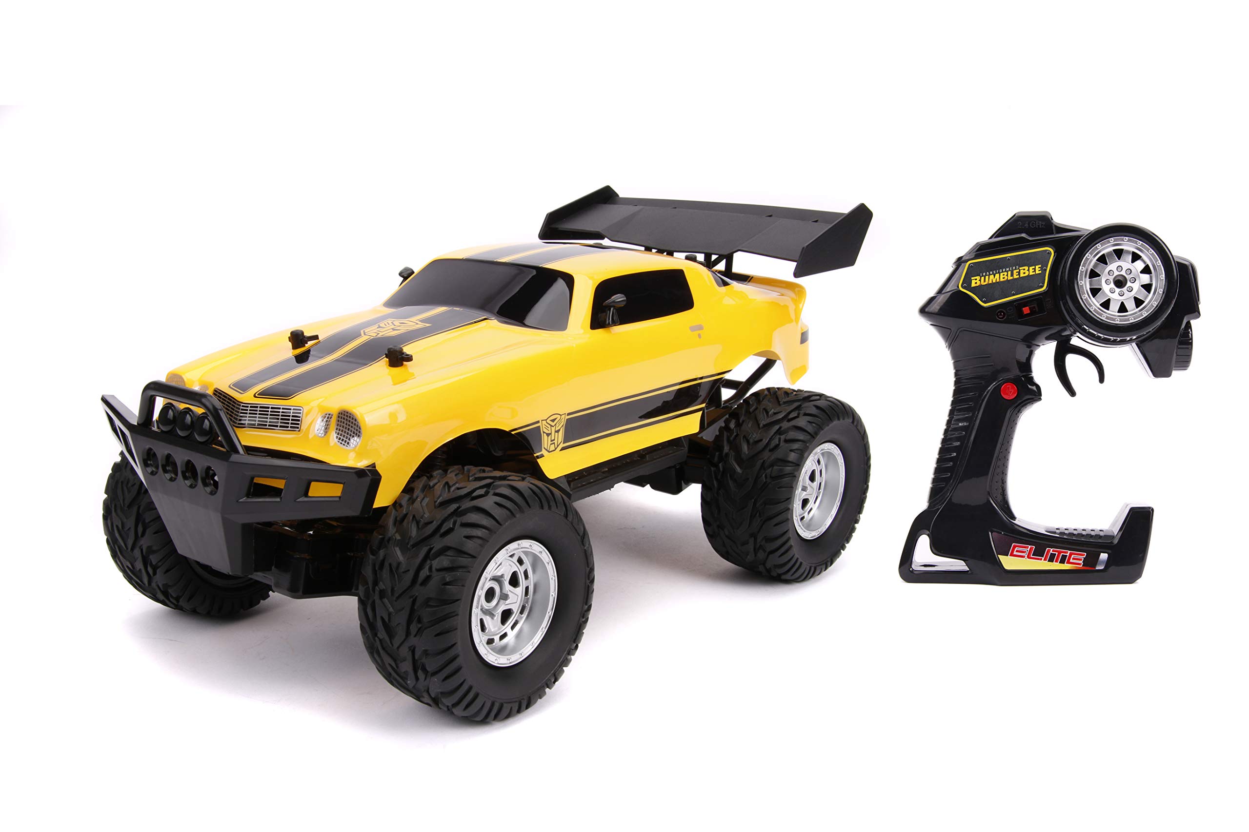 Jada Toys Transformers Bumblebee 1977 Chevy Camaro Elite Off Road 4x4 RC , Yellow