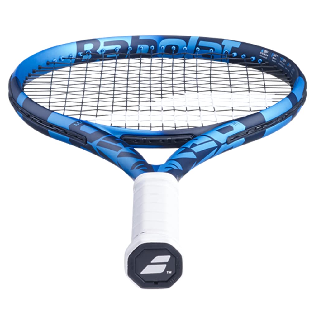 Babolat Pure Drive Team Tennis Racquet - Strung with 16g White Babolat Syn Gut at Mid-Range Tension (4 1/8" Grip)