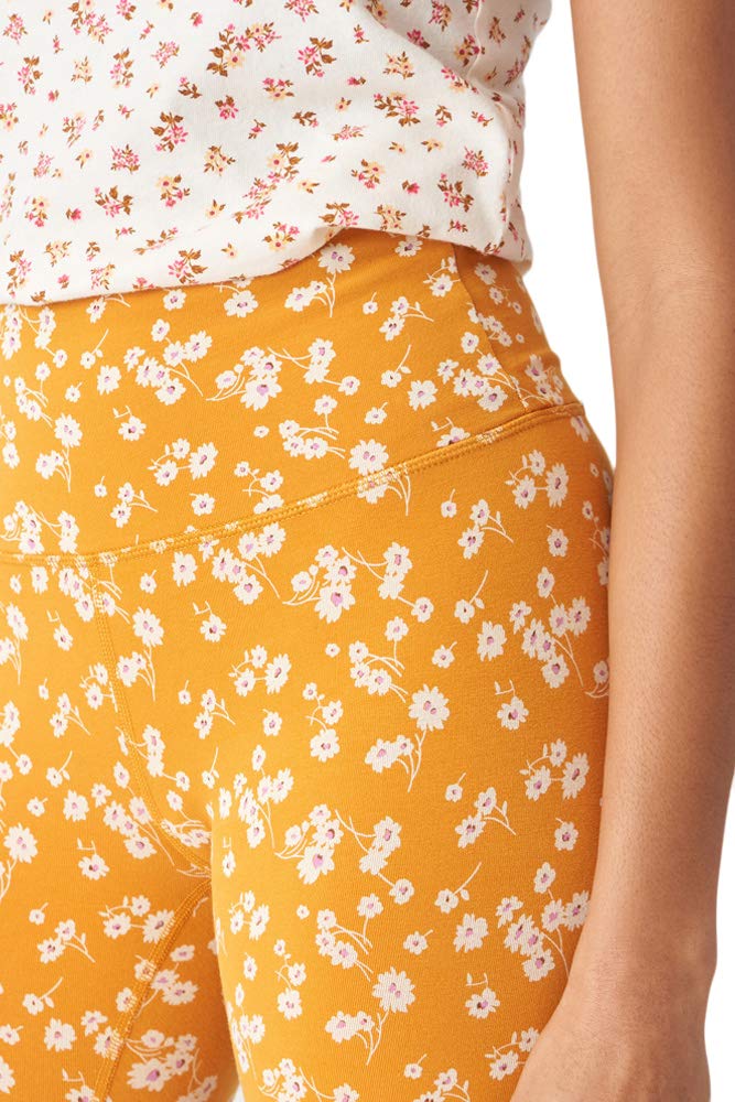 Bandier x Sincerely Jules_The Bryn 7" Biker Short Goldenrod Poppy-XS