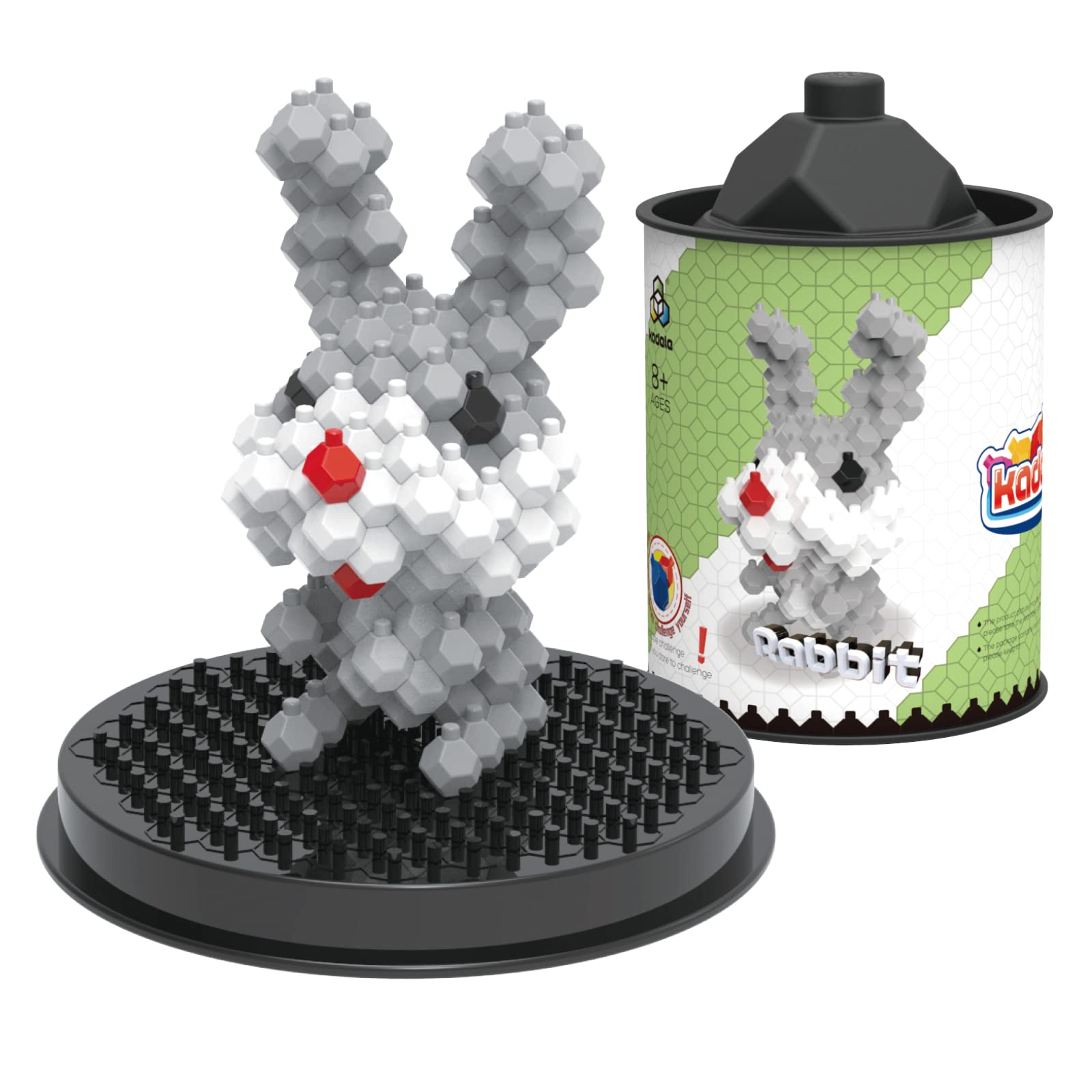 KADELE Easter Bunny Animals Toy Building Sets,Extremely Creative and Challenging STEM Building Toys,Educational Toys for Boys and Girls Ages 8 and Up(80 Pieces)
