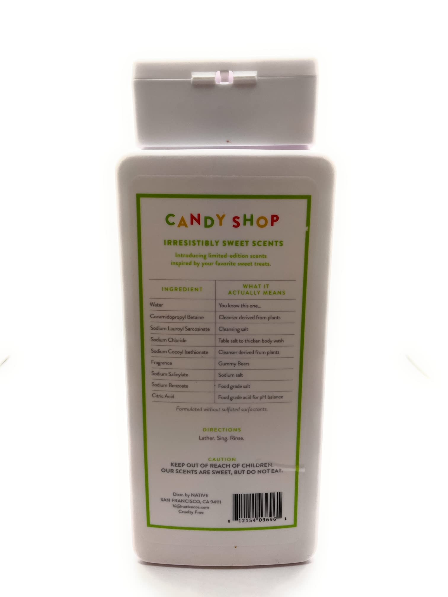 Candy Shop Native Collection Bundle Includes (1) Each : Gummy Bears Body Wash (18 oz) and Gummy Bears Deodorant (2.65 oz)