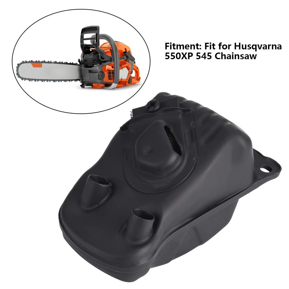 AUNMAS Muffler Exhaust Chainsaw Muffler Assembly Replacement Parts Fit for Husqvarna 550XP 545 550 XP Chainsaw