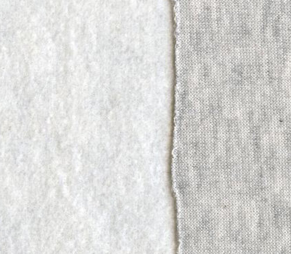 Cotton Fleece Fabric Ash Gray / 60" Wide/Sold by The Yard