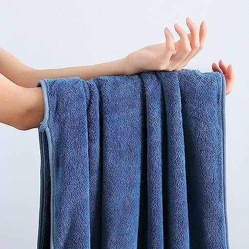 Galxury Bath Towel Set for Bathroom 8 Piece-2 Bath Towels 2 Hand Towels 4 Washcloths Microfiber Coral Velvet Towels Soft and Absorbent Towel LightGray