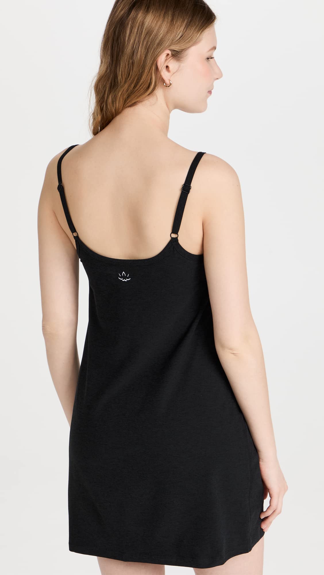 Beyond Yoga Women's Spacedye Essentials Dress, Darkest Night, Black, XL