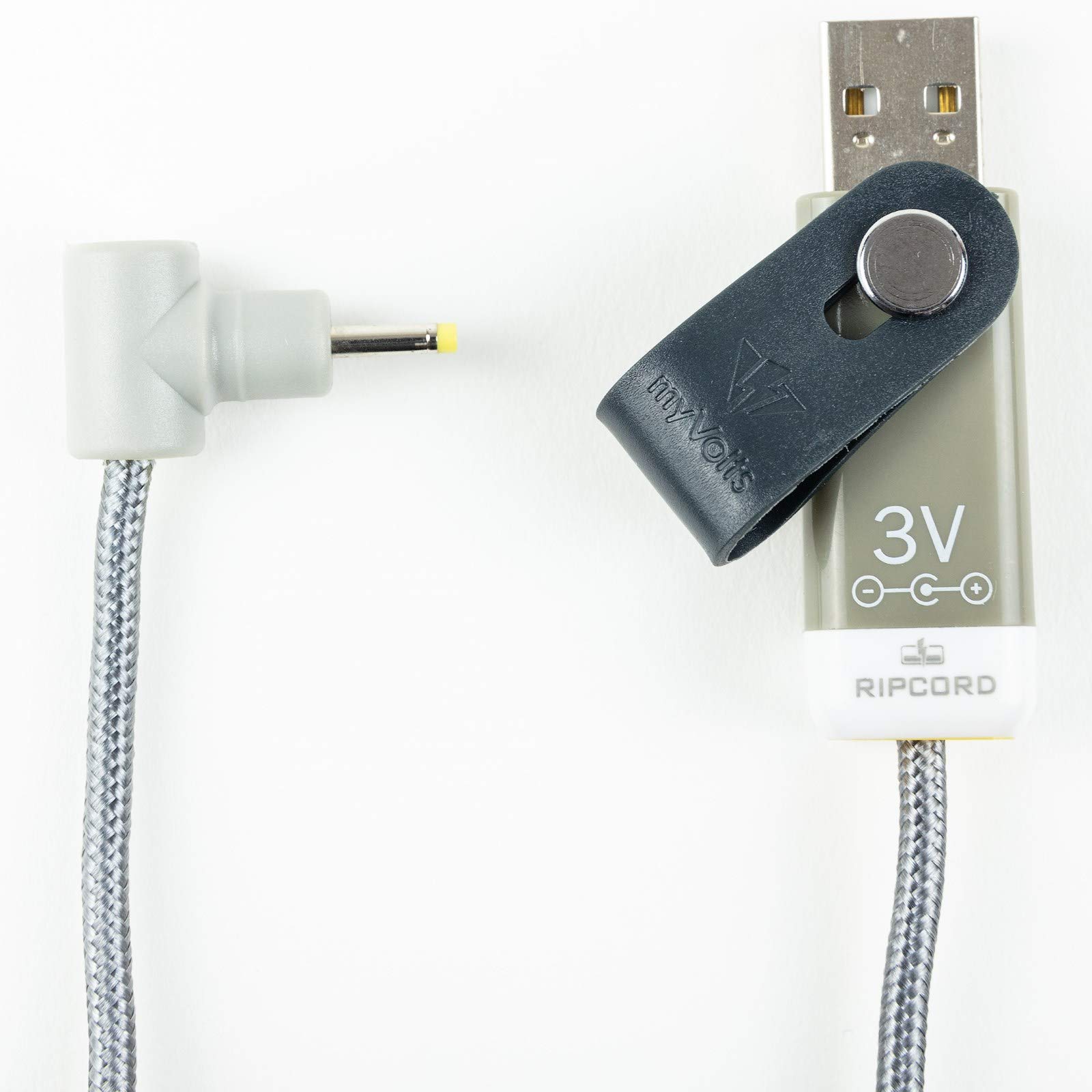 myVolts Ripcord USB to 3V DC Power Cable Compatible with Nintendo Gameboy Pocket, Gameboy Color Handheld Console