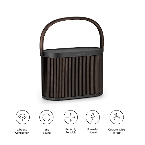 Bang & Olufsen Beosound A5 - Portable Bluetooth Speaker with Wi-Fi connection, Carry-Strap, Dark Oak