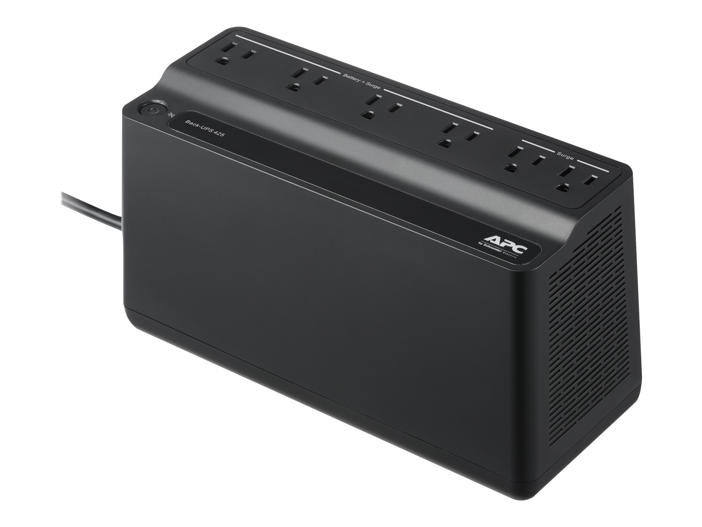 APC UPS BE425M, 425VA UPS Battery Backup Surge Protector, Backup Battery Uninterruptible Power Supply, APC Back-UPS Series (Renewed)