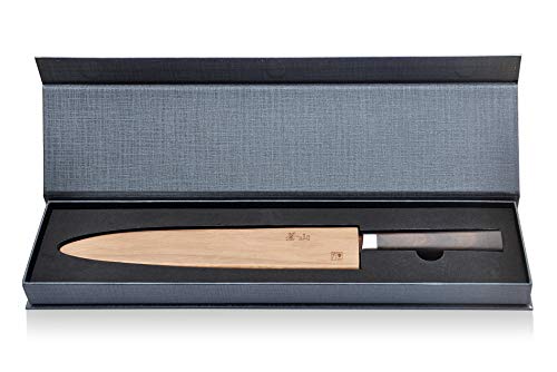 Cangshan J Series 62786 X-7 Steel Sashimi Chef Knife With Walnut Sheath, 10-Inch