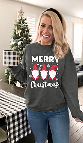 BANGELY Christmas Sweatshirt Women Christmas Tree Cake Sweater Shirts Xmas Holiday Pullover Cute Graphic Long Sleeve Tops