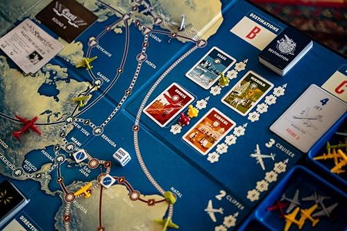 Funko Games Pan Am Board Game, Strategy Board Game, 2-4 Players 6 and Up