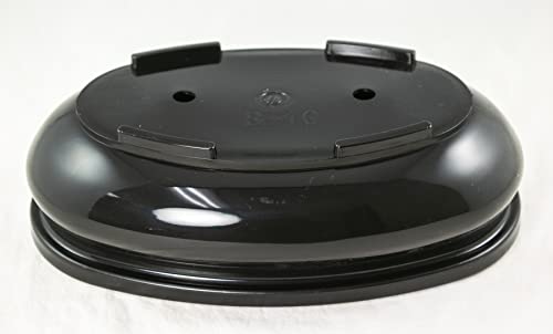 Calibonsai 9'' Oval Heavy Duty Black Plastic Bonsai Training Pot, Cactus & Succulent Planter + Tray + Rock + Mesh Combo