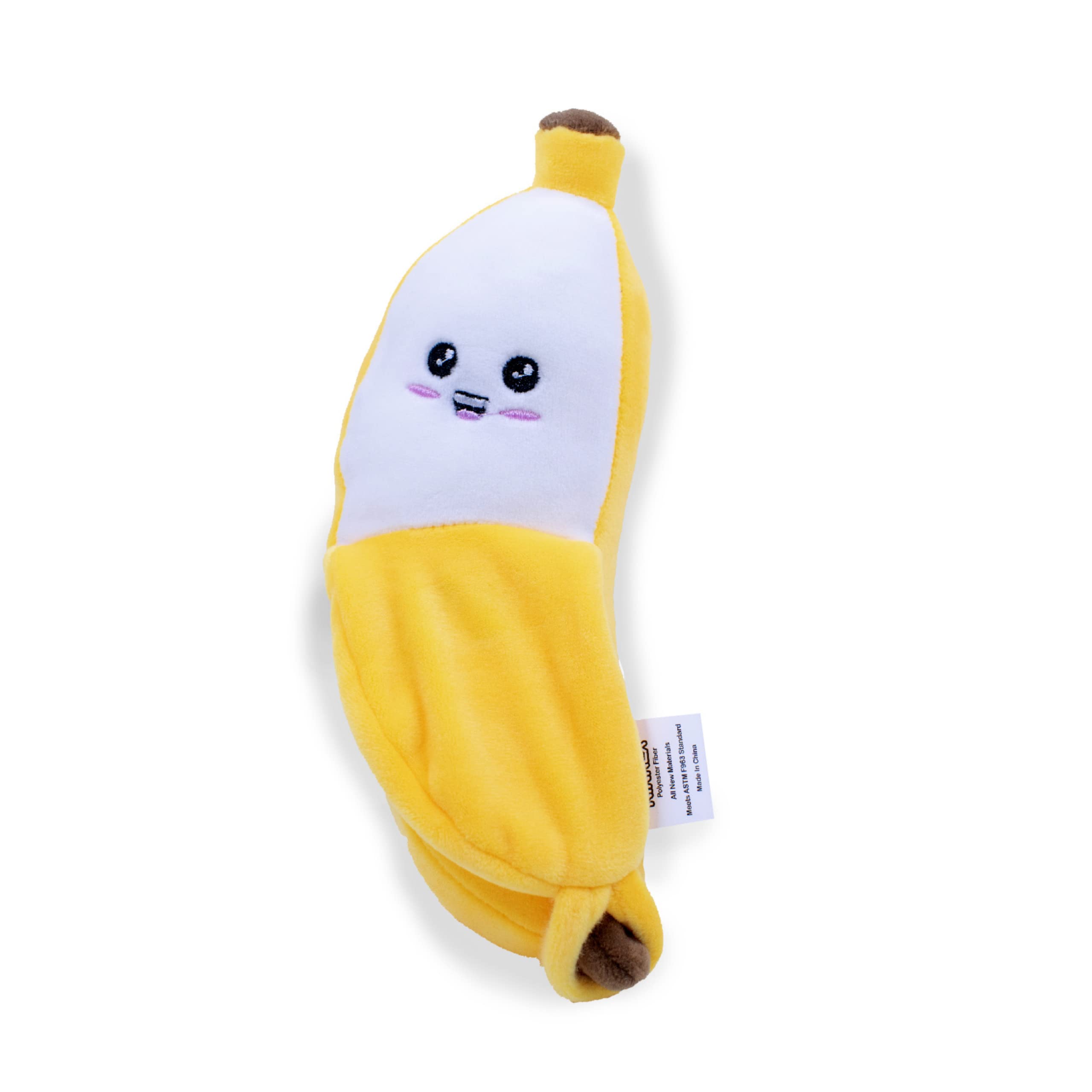 KINREX Peel-Off Banana Plush Stuffed Toy - Kid Stuffed Fruit Toy - Measures 8" β 20.3 cm.