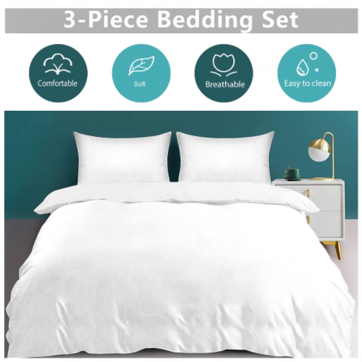 GRETIFY Niagara Falls Bedding Duvet Cover Set Twin Size Niagara Falls in The Fall 3 Piece Set Luxury Quality Soft Lightweight Durable Bedding Sets
