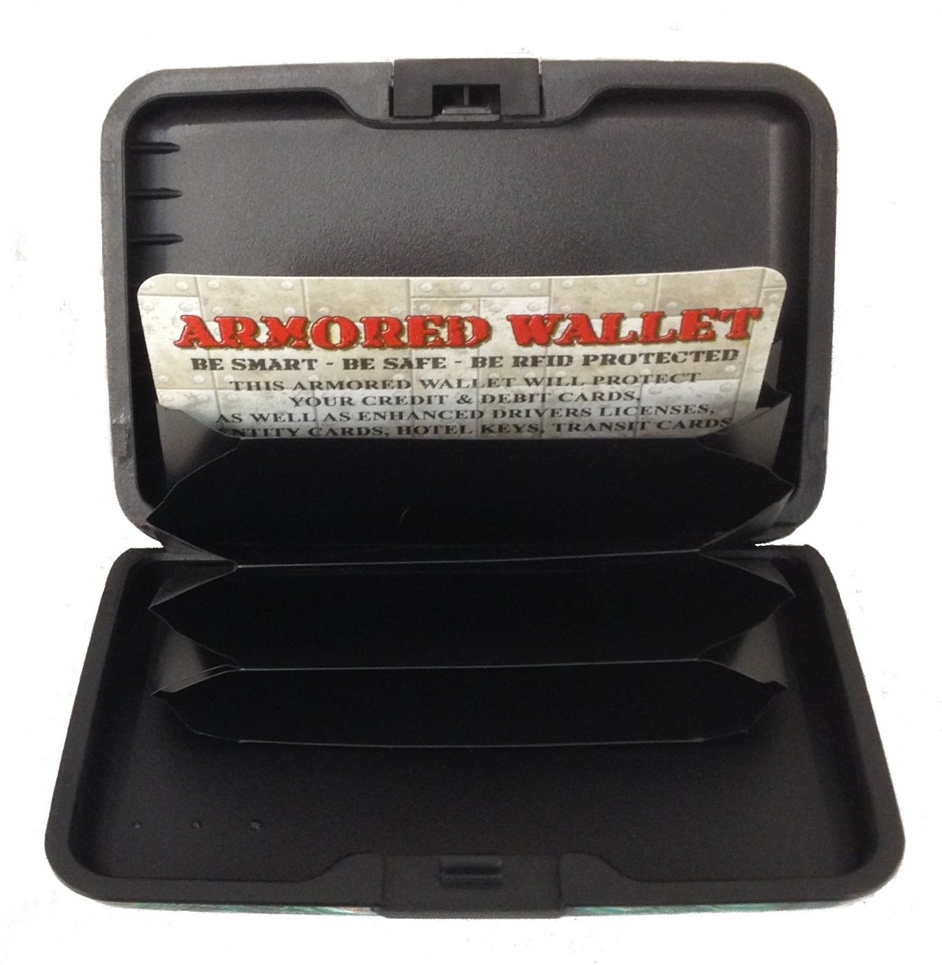 Fig Design Group Hummingbirds with Flower RFID Secure Theft Protection Credit Card Armored Wallet