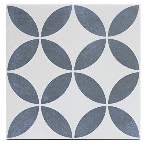 Aster White Square 9 in. x 9 in. Matte Porcelain Tile Sample
