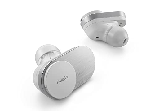 PHILIPS Fidelio T1 True Wireless Headphones with Active Noise Canceling Pro+, Audiophile Quality, White