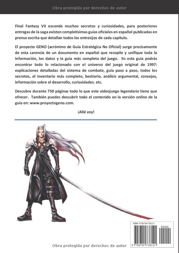 Final Fantasy VII - Guía de Estrategia No Oficial: Proyecto GENO (Spanish Edition)
