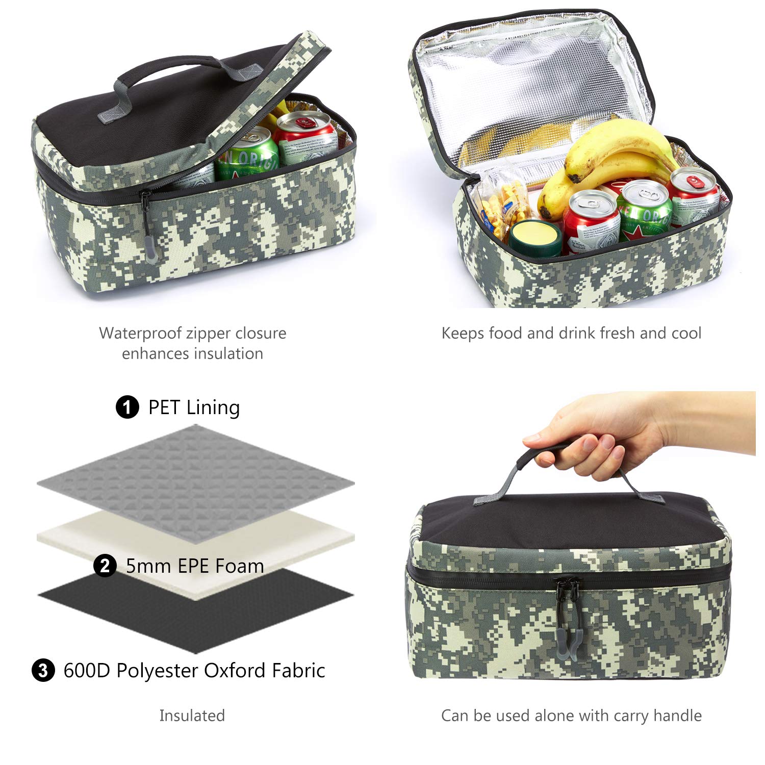 BASSDASH Fishing Tackle Backpack Water Resistant Lightweight Tactical Bag Soft Tackle Box with Rod Holder and Protective Rain Cover