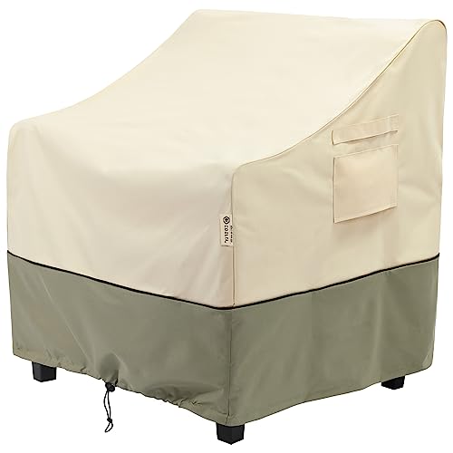 COSFLY Patio Furniture Covers Waterproof,Outdoor Chair Covers Heavy Duty - Fits up to 35W x 38D x31H Inches (1 Pack)