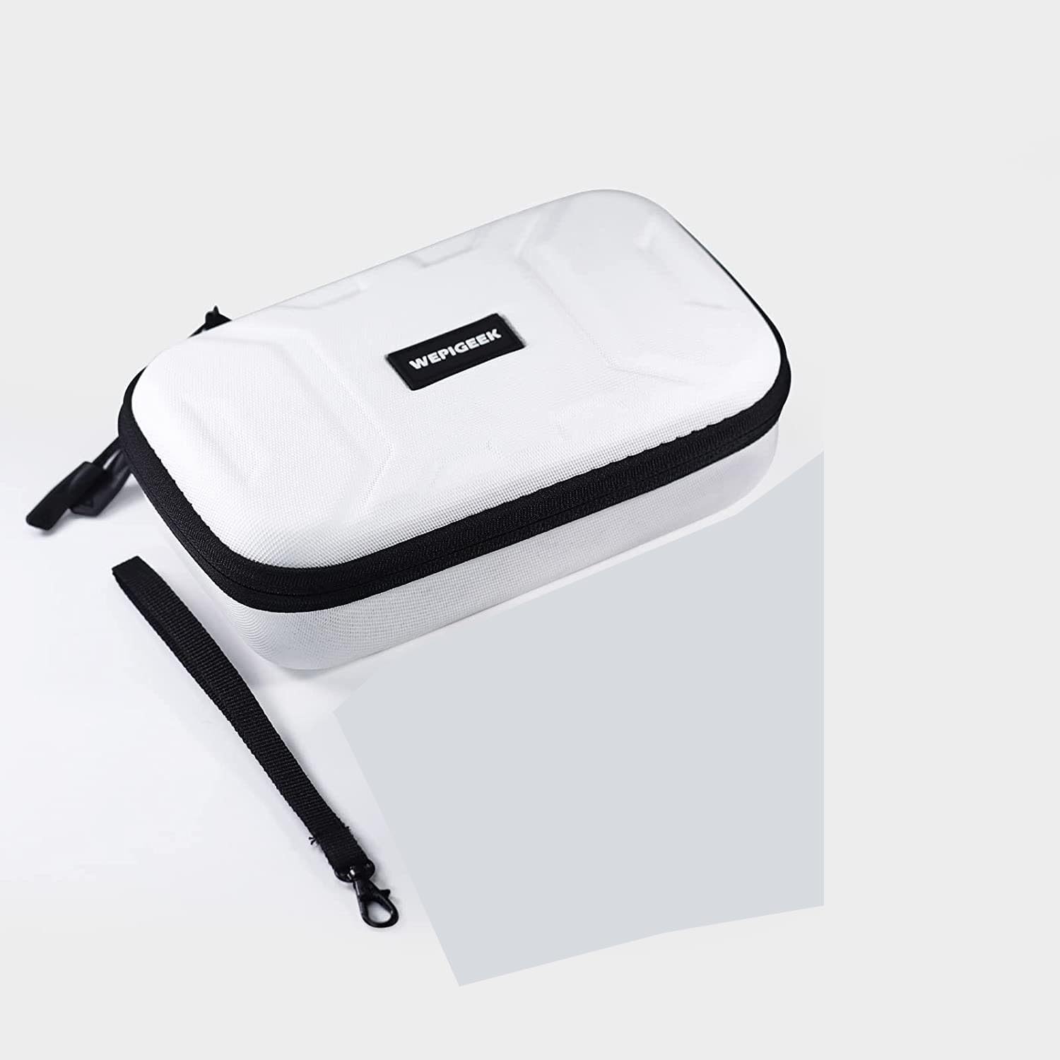 Case for Backbone/Razer Kishi V2 Mobile Controller,Portable Travel All Protective,Hard Messenger Carrying Bag, Strong Strap,Soft Lining,with Pockets for Accessories-White