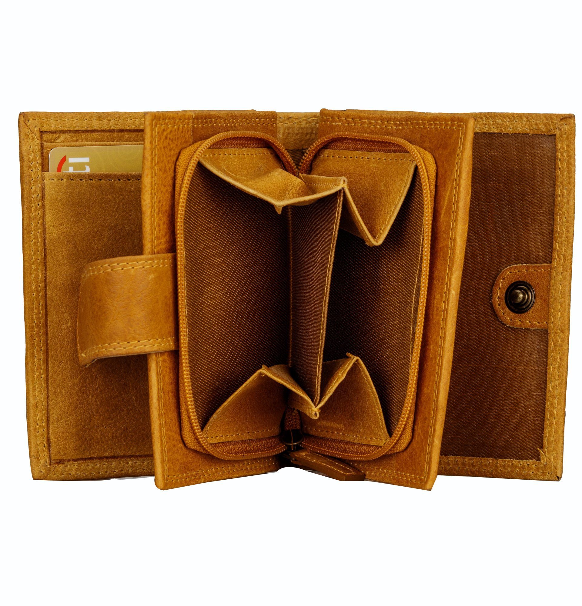 FINELAER Designer Leather Womens Wallet Purses