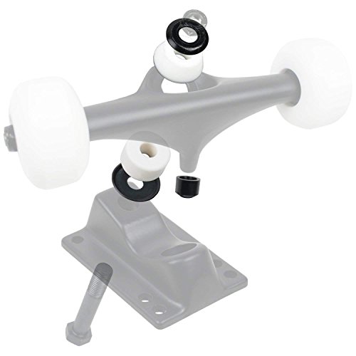 Dimebag Hardware Bushing Rebuild KIT for 2 Skateboard Trucks White 95A