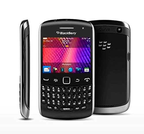 Blackberry Curve 9360 Unlocked Quad-Band 3G GSM Phone with 5MP Camera, QWERTY Keyboard, GPS and Wi-Fi - No Warranty - Black