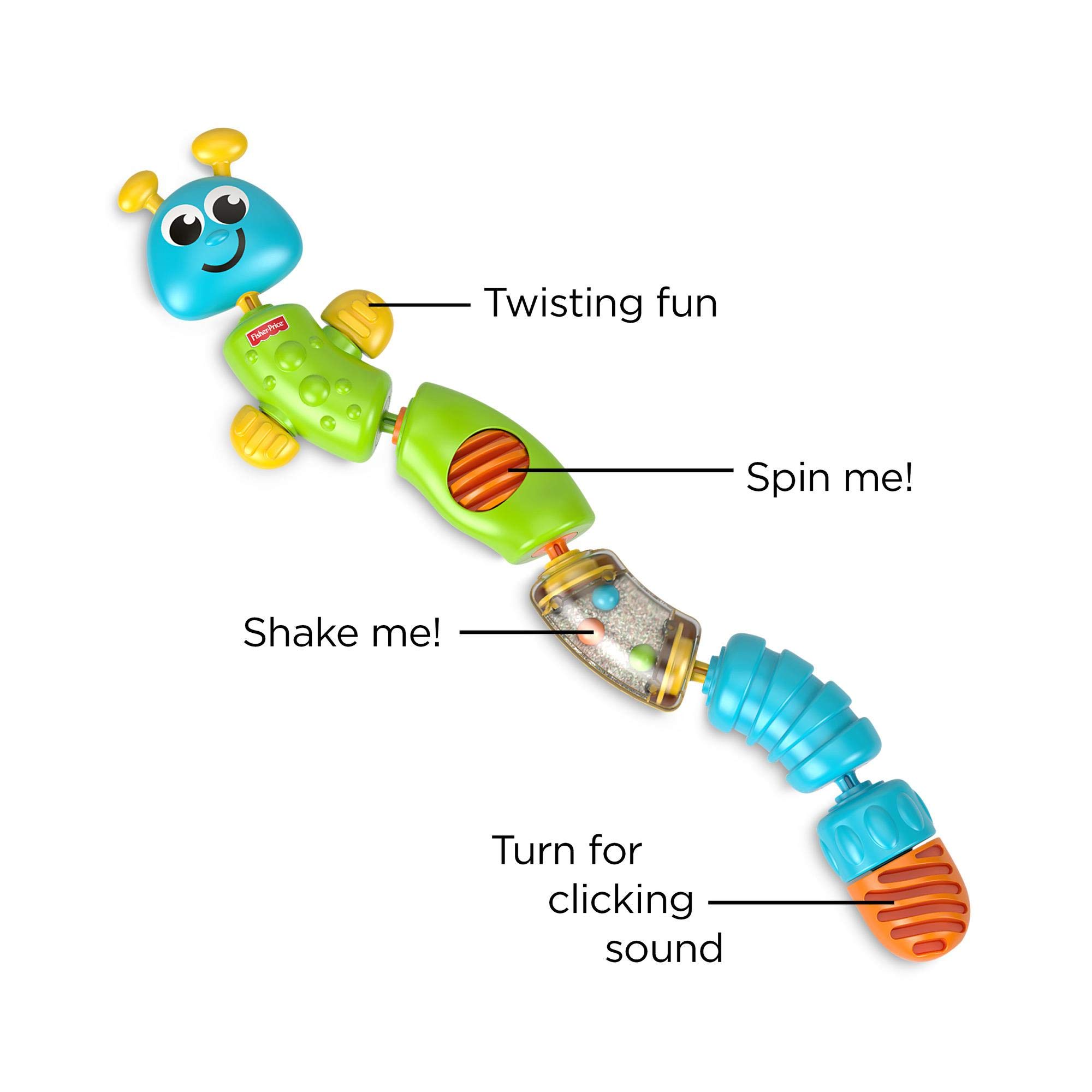 Fisher-Price Brilliant Basics Snap-Lock Caterpillar
