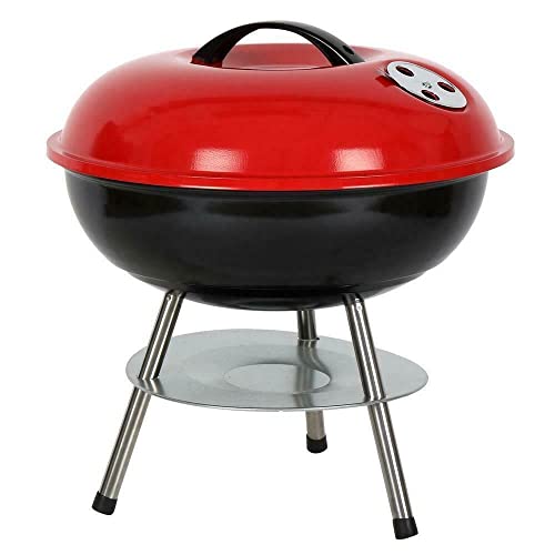 Christmas gift Portable Enamel Charcoal Grill Burner 14-In Outdoor Camping Bbq Cooking