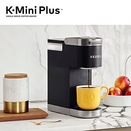 Keurig K-Mini Plus Coffee Maker with Newman's Own Organics Newman's Special Blend, 32 Count