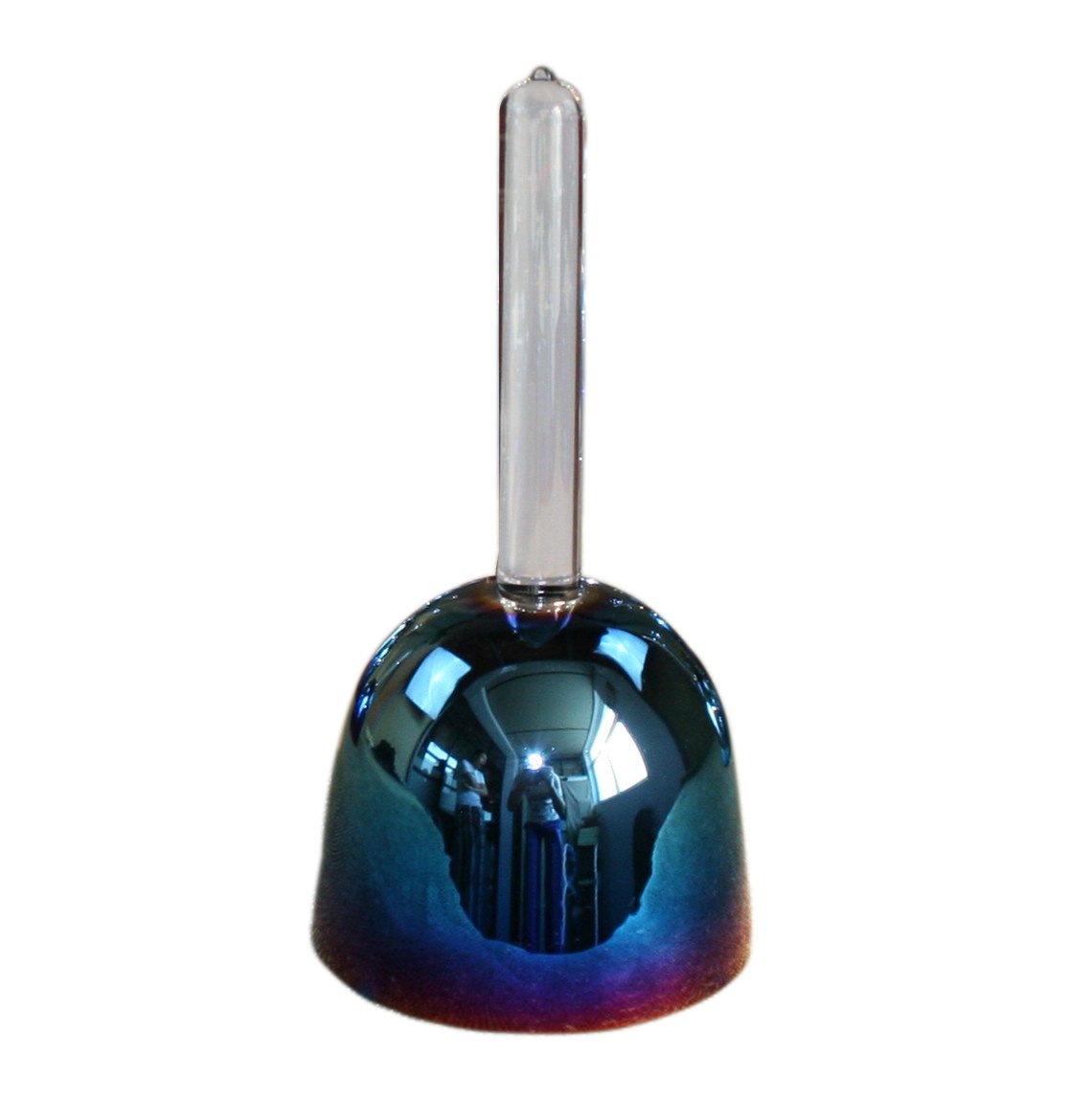 Handled Quartz Crystal Singing Bowl With Color 5 inch Note A