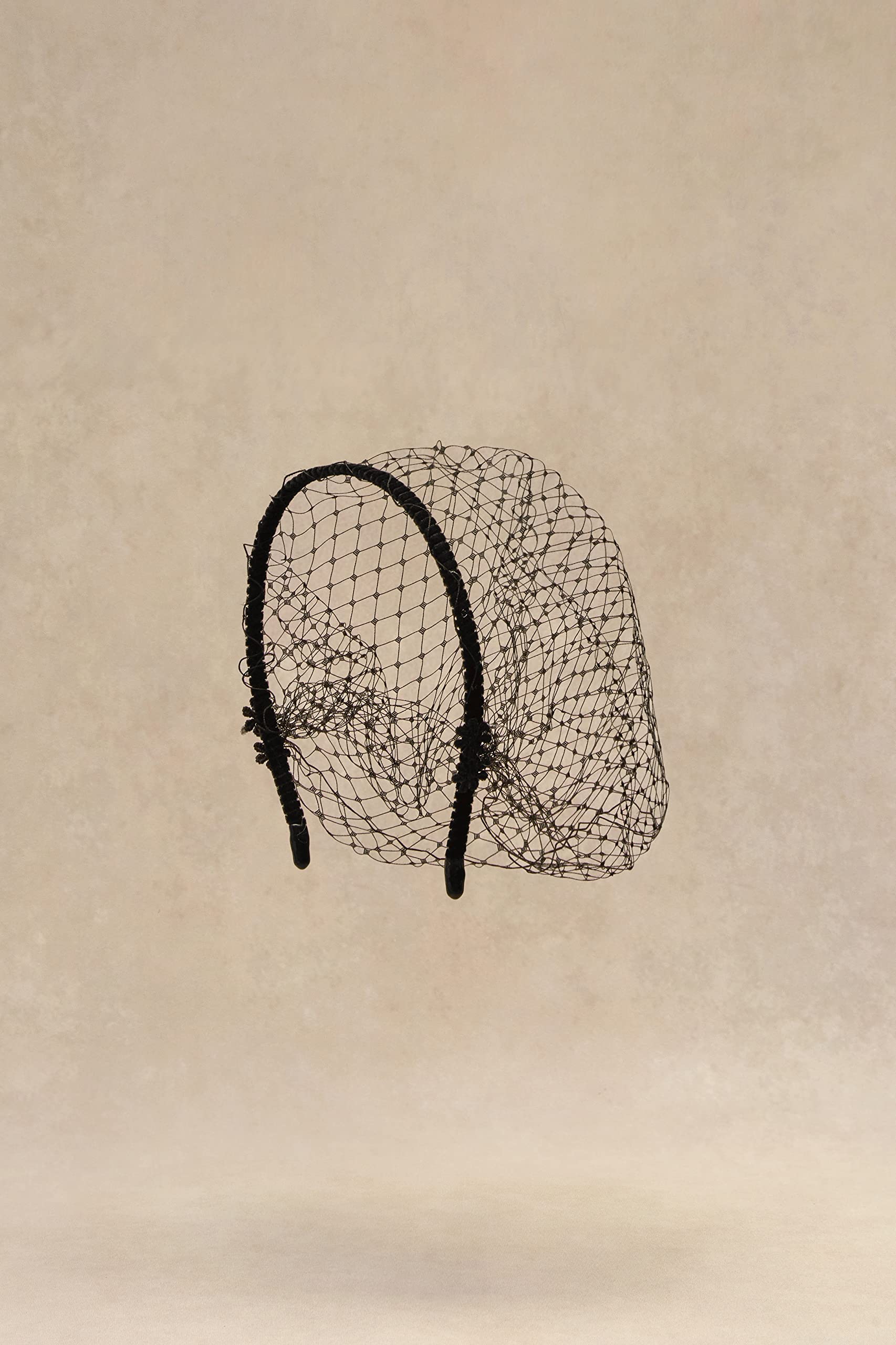 BABEYOND 1920s Flapper Fascinator Mesh Veil Headband Bridal Wedding Tea Party Fascinator Veil for Women