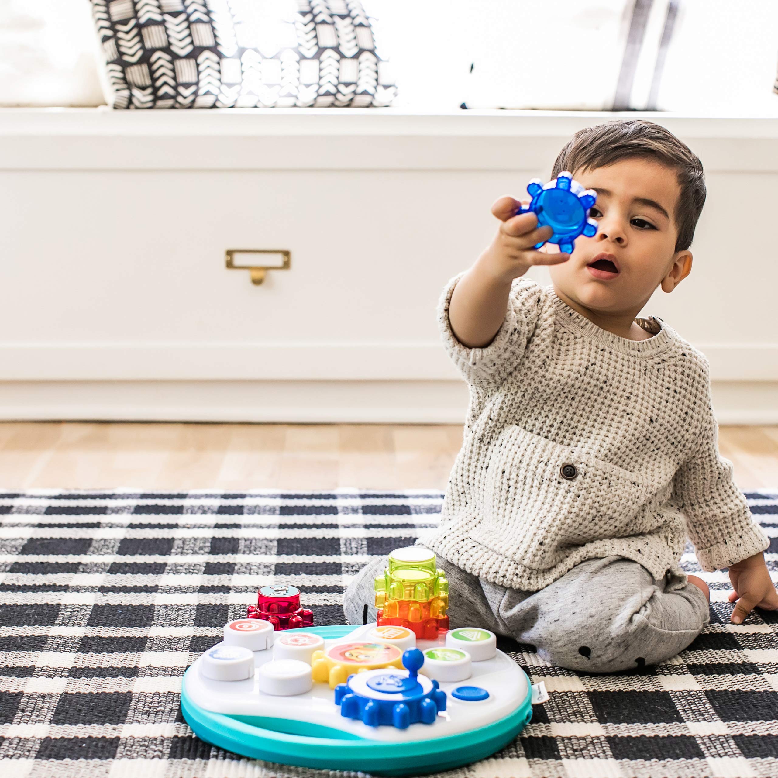 Baby Einstein Symphony Gears Musical Gear Toddler Toy with Lights and Melodies, Ages 12 months and up
