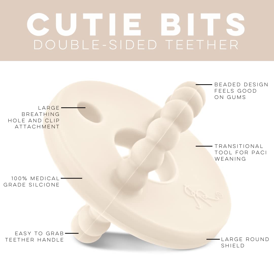 Ryan and Rose Cutie Bit Teether (Ivory)